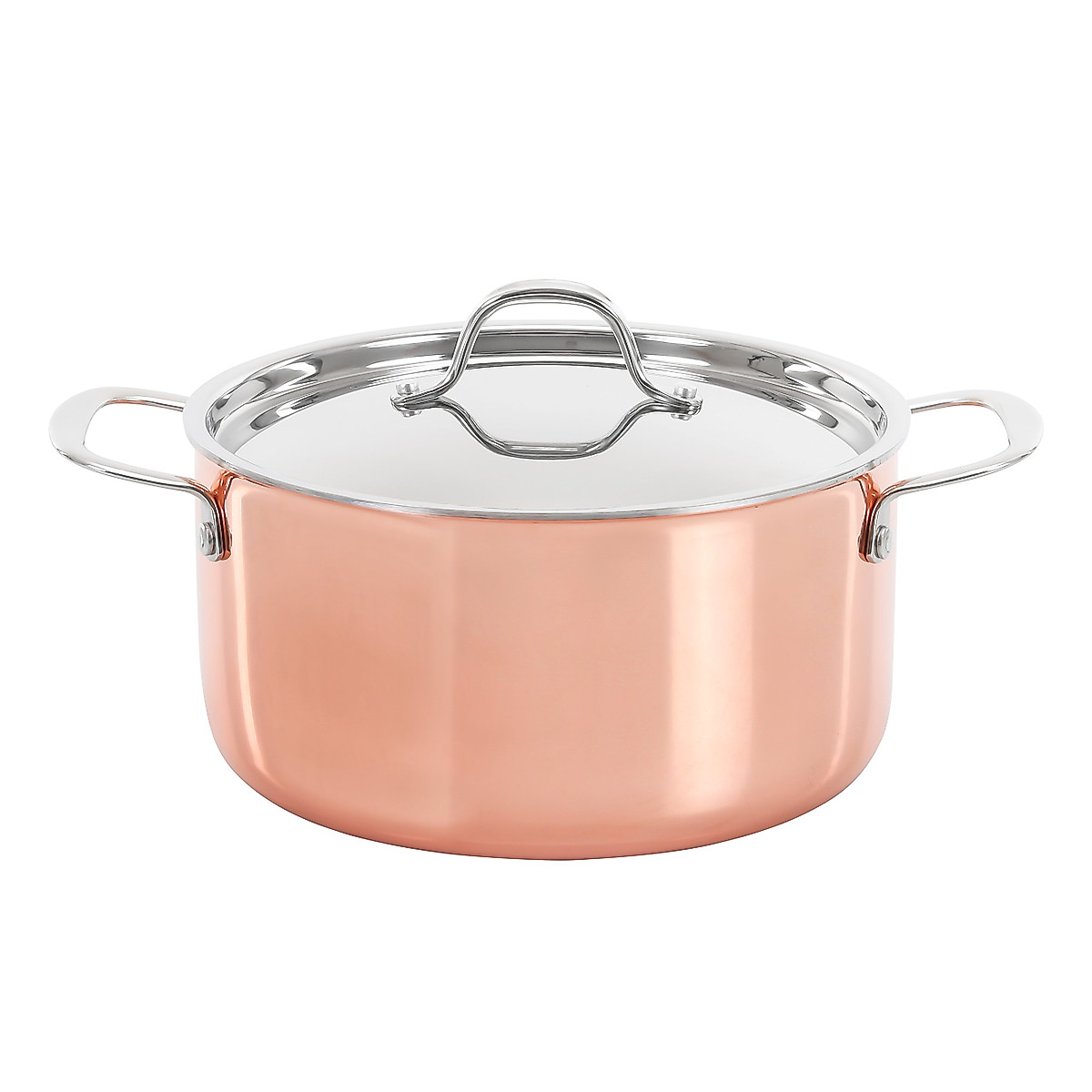 CONCORD Triply Natural Copper Cookware (5 QT Dutch Oven)