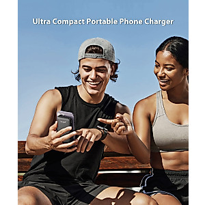 TG90° 10000mah Portable Charger with Built in Cables and AC Wall Plug, All in One Portable Phone Charger External Battery Packs Compatible with iPhone and Android Phones