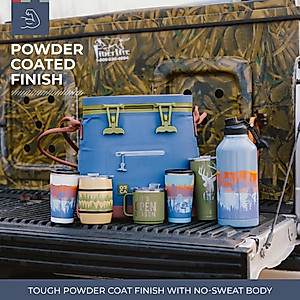 ORCA Hunter Outdoor Chaser + Barrel Set – 27oz & 12oz Adventure Drinkware Bundle | Deer Land Dark Green & Tree Line Tan | Insulated Stainless Steel Tumblers for Hunting, Camping & Whiskey Nights