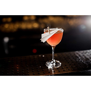 Nick and Nora Coupe Cocktail Glasses - Handblown Set of 2, Small Plain Vintage Coupe Glass to Serve a Manhattan, Martini, Aperitif, Algonquin, or Port Wine, 5-ounce (Plain, 2)