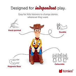 Tonies Woody Audio Play Character from Disney and Pixar's Toy Story