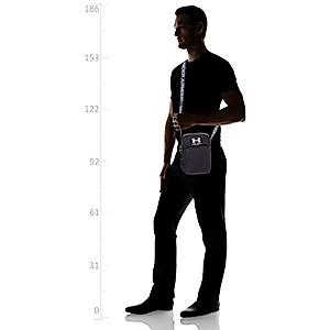 Under Armour unisex-adult Loudon Crossbody , (001) Black / Black / White , One Size