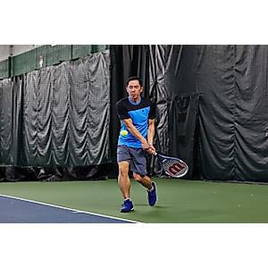 Wilson US Open Adult Recreational Tennis Racket - Grip Size 3 - 4 3/8", Red/White/Blue