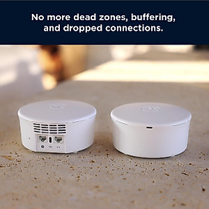 Motorola MH7603 | WiFi 6 Router + Intelligent Mesh System | 3-Pack | Easy Setup, Security, Adblocking & Parental Controls with The Motosync app | AX1800 WiFi