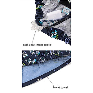 1pc Women's Bouffant Scrub Cap for Long Hair Ladies, Owls, Free size