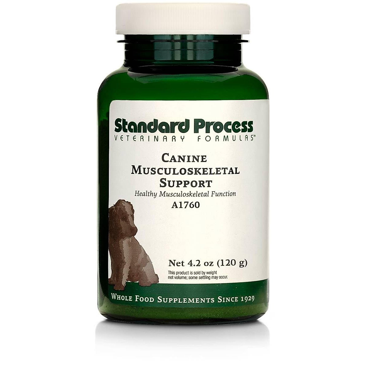 Standard Process Canine Musculoskeletal Support - Bone & Joint Health Formula for Pets - Canine Musculoskeletal Support Supplement - Supplement for Dogs to Aid Joint Comfort & Muscle Health - 120 g