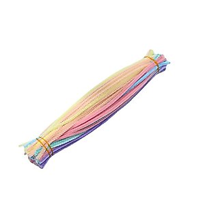 Macaron Mixed Color Pipe Cleaners Craft 500 PCS Chenille Stems Assorted Colors 6MM x 12 INCH Twistable Stems for Children’s Crafts and Arts Bendable Sculpting Sticks