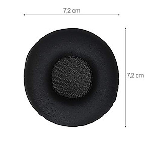 kwmobile Replacement Ear Pads Compatible with JBL Tune 600 / 500BT / 450 - Earpads Set for Headphones - Black