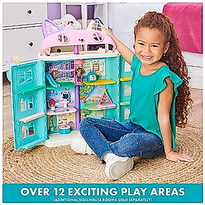 Gabby’s Dollhouse, Purrfect Dollhouse with 15 Pieces including Toy Figures, Furniture, Accessories and Sounds, Kids Toys for Ages 3 and up