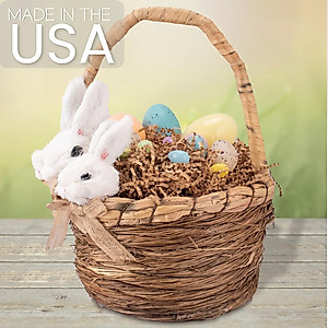 MagicWater Supply Crinkle Cut Paper Shred Filler (4 oz) for Gift Wrapping & Basket Filling - Kraft