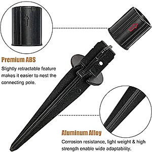 Metal Stake Solar Lights Replacement Spike (6PCS)…