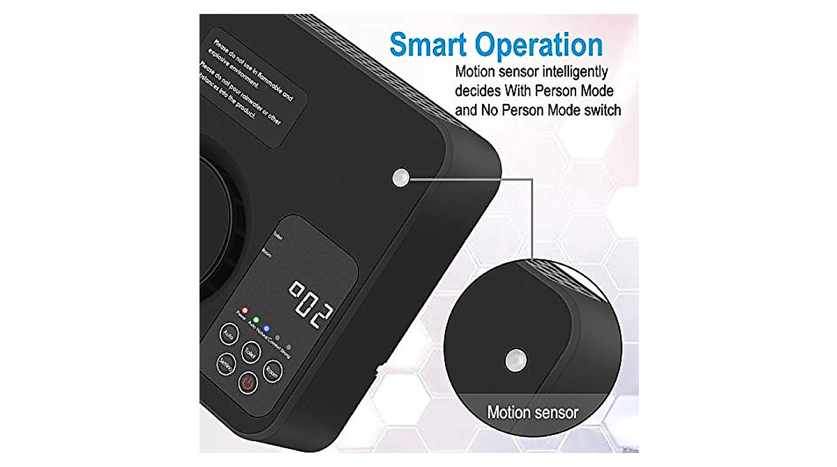 TREKOO Quiet Auto Sensor for Bedroom, Bathroom & Office