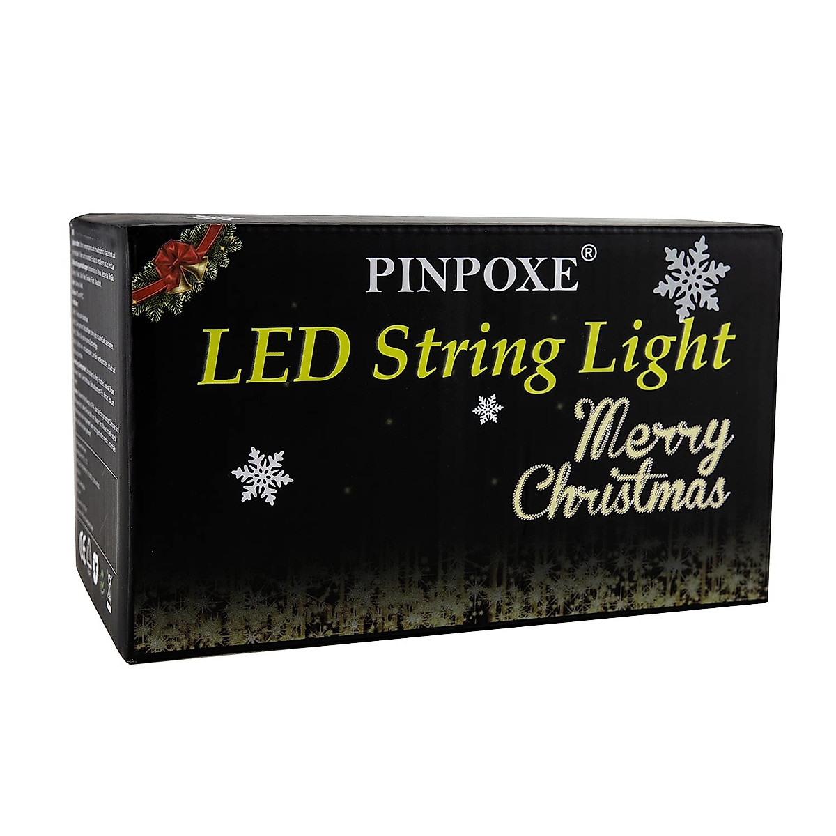 Qedertek Solar String Lights, 72ft 200 LED Fairy Lights, 8 Modes Ambiance Lighting for Outdoor, Patio, Lawn, Landscape, Garden, Home, Wedding (4 Pack, Cool White)