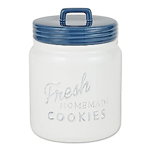 DII Kitchen Accessories Collection Ceramics, Cookie Jar, Blue