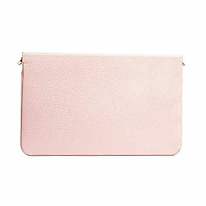 Michael Kors Pebbled Leather Large Triple Gusset Crossbody - Powder Blush