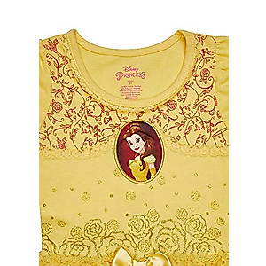 Disney Infant Baby Girl Princesses Belle Cinderella Tutu Dress, Yellow, 24 Months