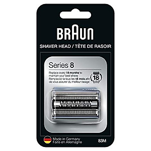 Braun Series 8 Electric Shaver Replacement Head - 83M - Compatible with Electric Razor 8370cc, 8340s, 8350s