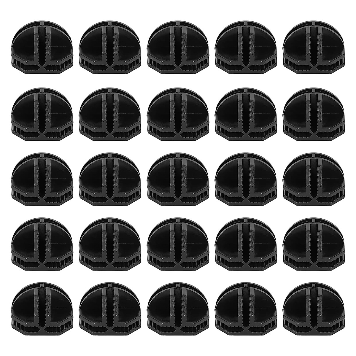 DOITOOL 40pcs Wire Cube Connectors Plastic Connector Wire Grid Cube Organizer Connector for Modular Closet Storage Organizer Wire Shelving 3. 5x2. 3cm