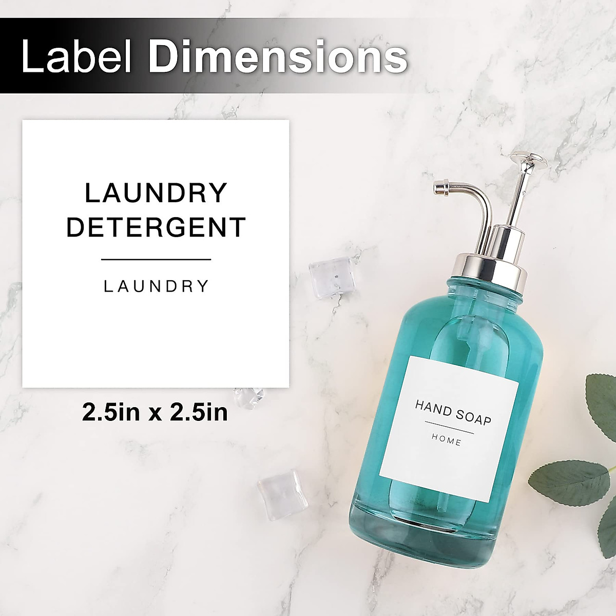 180 Minimalist Laundry Labels for Jars, Laundry Stickers for Containers, Cleaning for Laundry Room Spray Bottles and Household Organization, Waterproof and Easy to Stick and Peel