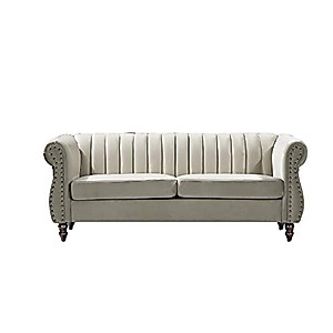 US Pride Furniture S5649-SF Sofas, Cream