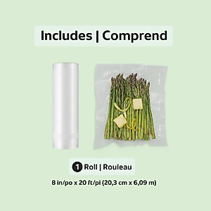 FoodSaver 8" x 20' Heat-Seal Roll