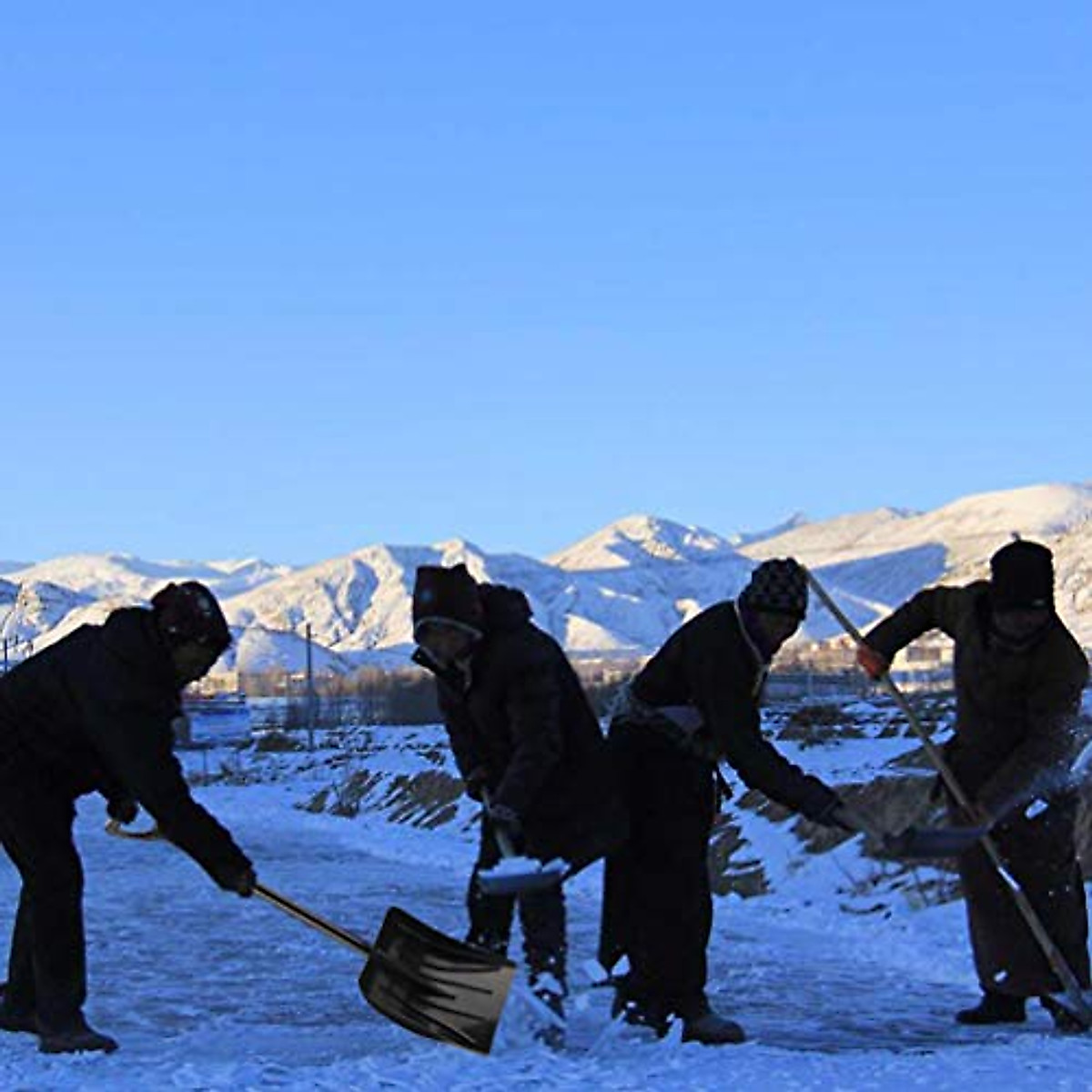 Hemoton Snow Shovel Portable Snow Shovel Snow Shovel Collapsible for Car Garden Camping Gardening Beach Digging Sand Mud Snow Shovel Retractable Snow Shovel Garden Shovel