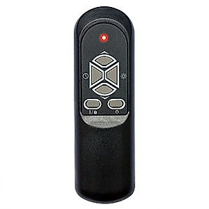 LifeSmart LifePro 1500 Watt High Power 3 Mode Programmable Space Heater with 6 Quartz Infrared Element, Remote, and Digital Display, Black