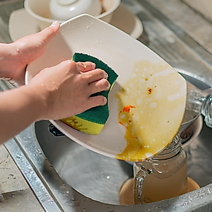 Kitchen Cleaning Sponges,24 Pack Eco Non-Scratch for Dish,Scrub Sponges