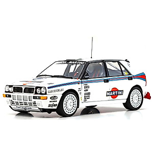 Lancia Delta HF Integrale Evoluzione Test Car White Martini Racing 1/18 Diecast Model Car by Kyosho K08348G