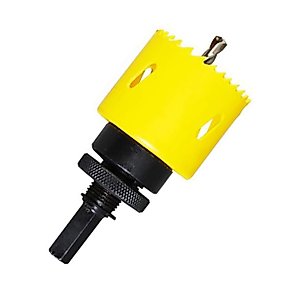 Bi-Metal Hole Saw 1-3/16 in.(30mm) Hole Saw Cutter with Arbor and Pilot Center Drill Bit