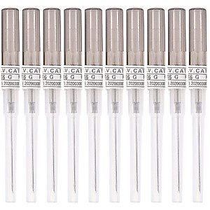 Piercing Needles,New Star Tattoo 10pcs 16G Gauge Steel Catheter Piercing Needles Supply