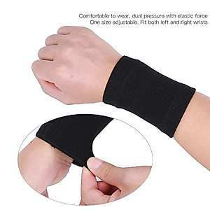 Hand Brace Wraps, 2Pcs Adjustable Compression Wrist Sleeves Unisex Wrist Wraps For Arthritis Carpal Tunnel Sports Muscle Joint Pain