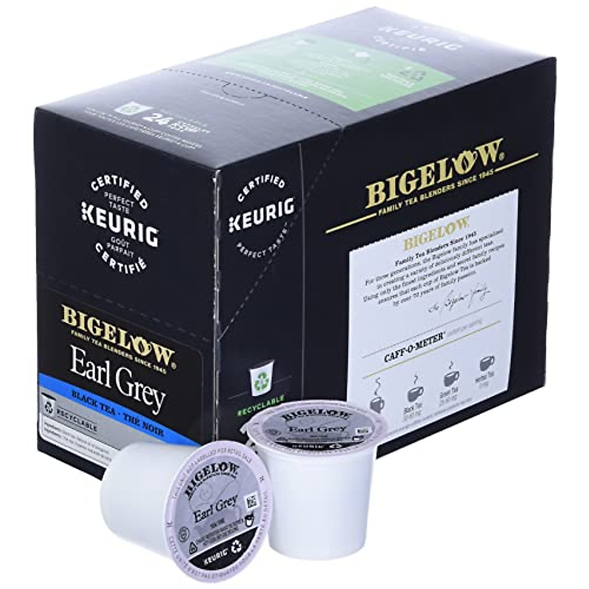 Bigelow Earl Grey Tea, 24-Count K-Cup Portion Pack for Keurig Brewers