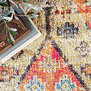 nuLOOM Elenor Vintage Area Rug, 6' 7" x 9', Orange