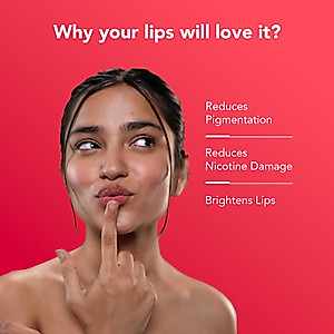 Bella Vita Organic NicoLips Lip Scrub Balm For Lightening & Brightening Dark Lips For Men & Women, 20g