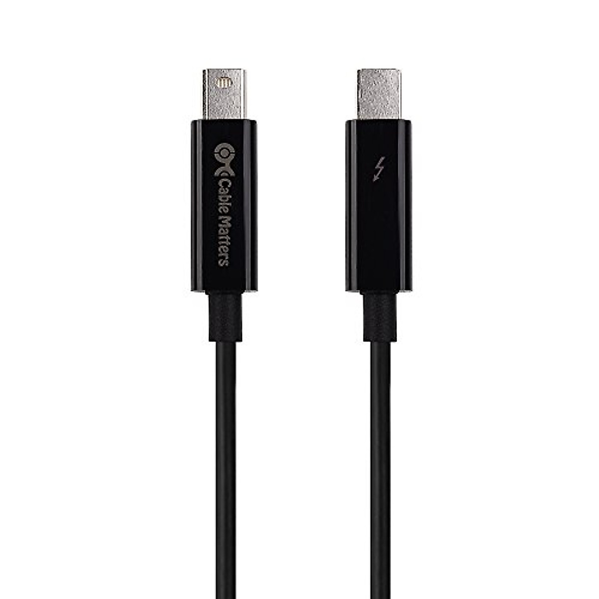 [Intel Certified] Cable Matters Thunderbolt Cable (Thunderbolt 2 Cable) in Black 3.3 Feet