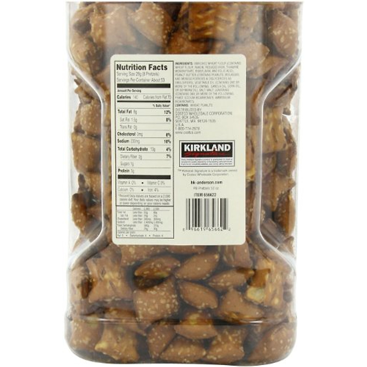 Kirkland Signature Peanut Butter Pretzel, 52 Ounce