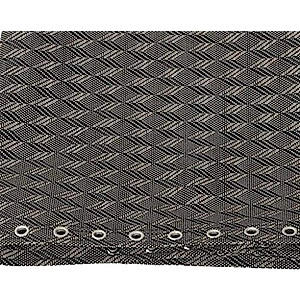 JS&Walk Leisure Chair Fabric Cloth Replacement Kits with Tessforest Cloth and Cord Laces Universal for Zero Gravity Chairs, Patio Bench Lounge Couch, Garden Folding Chair (Gray Rhombus)