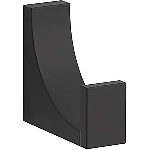 Kohler K-26569-BL Minimal Robe Hook, Matte Black