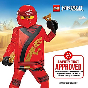 Lego Ninjago Shurikens of Ice Accessories for Kids, Plastic Cartoon Inspired Toy Replica Weapons, 6 Inch Length Each Gold