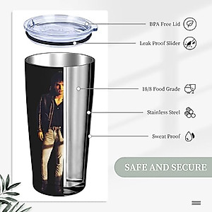 LAZHANG Richard Music Marx Stainless Steel Insulated Car Sippy Cup With Lid Travel Mug for Cold Hot 20 oz