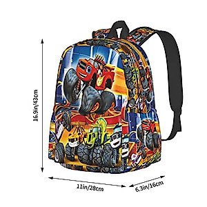 Truck Car Blaze Backpack Casual Backpack Laptop Backpack Sports Outdoor