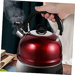 UPKOCH Buzzing Kettle Cordless Electric Kettle Japanese Tea Kettle Camping Teapot Stovetop Tea Kettle Coffee Gifts Hot Water Kettle Food Grade Tea Pot Tea Pots Kettle Tea Red Gas
