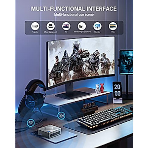 KAMRUI Mini PC Intel 11th Gen i5-11320H(Up to 4.5 GHz) Windows 11 Pro, Mini Computers 16GB RAM 512GB SSD, Mini Desktop Computer Super Fast WiFi BT Type-C USB3.0 4K UHD Triple Display VESA Home Office