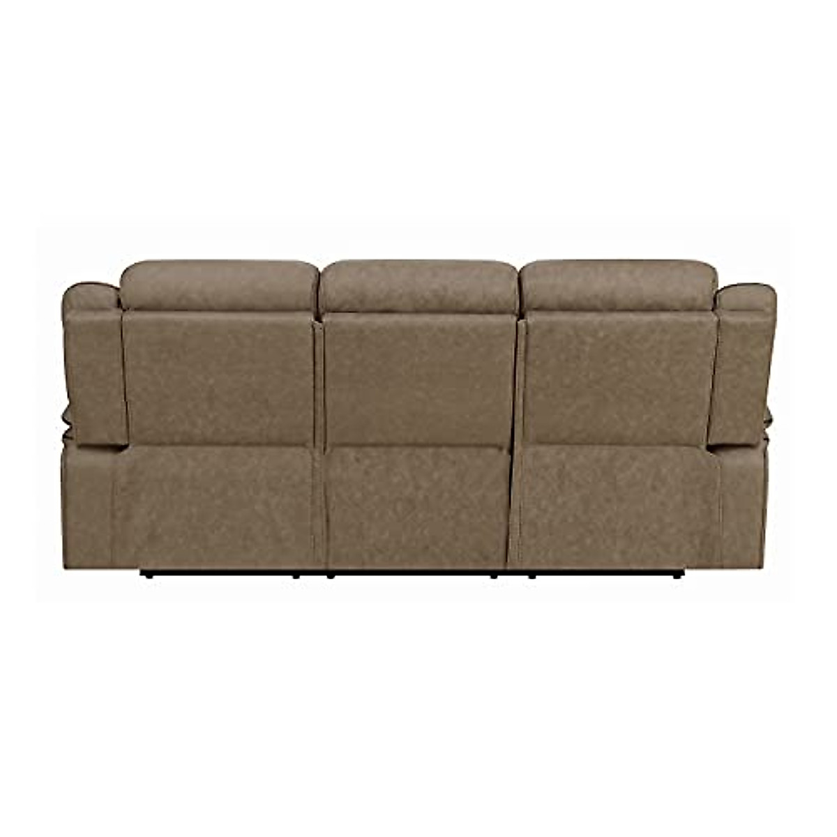 Houston Motion Sofa with Contrast Stitching Tan 602264