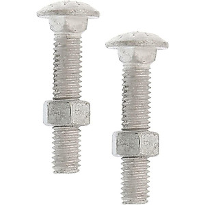 1 3/8" x 5/8" Black Female Gate Frame Hinges for Chain Link Fence Post (Pack