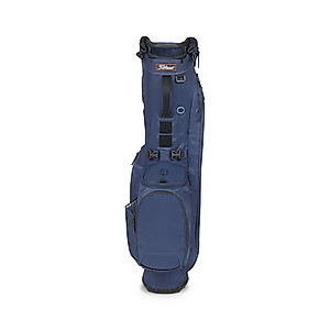 Titleist Mens Players 4 Navy Golf Stand Bag, Nylon, Double Strap, 4-Way Divider, 7 Pockets, 3.7 pounds, High-Grade Aluminum Legs