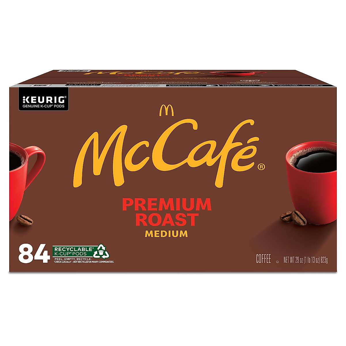 McCafe Premium Medium Roast K-Cup Coffee Pods, Premium Roast, 84 Count