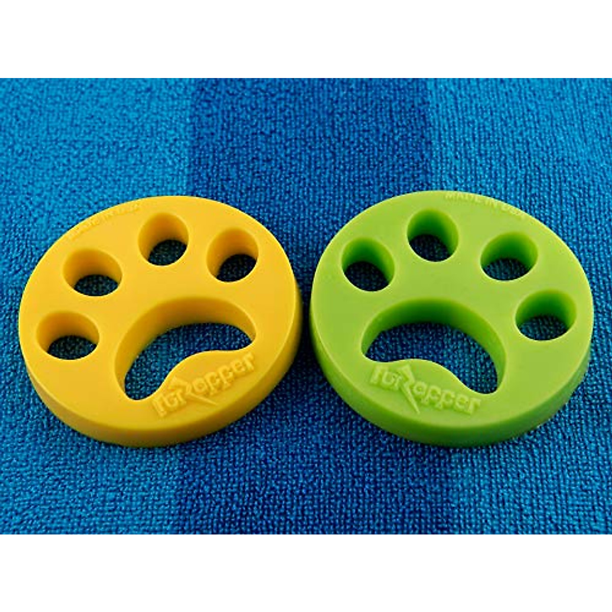 FurZapper Pet Hair Remover for Laundry, 4 Count - Reusable Dog & Cat Hair Remover Tool As Seen on Shark Tank - Removes Pet Fur, Hair, Lint, Dander from Clothes & Laundry - One FurZapper Per Pet