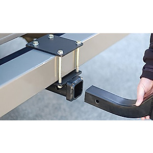 Camco 48473 Eaz Lift RV Bumper Hitch | Allows You to Mount Hitch-Mounted Accessories to Your RV Bumper | For Standard 4" Bumpers